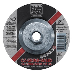 Pferd CC Grind Solid Steel Grinding Discs - 61220 - 419-61220 - Shoplet.com