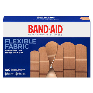 Johnson & Johnson Band-Aid Flexible Fabric Assorted 100 ct. - 53115078 ...
