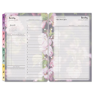 Franklincovey Blooms Dated Daily Planner Refill - FDP35438 - Shoplet.com