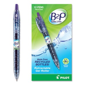 Pilot B2P Bottle-2-Pen Recycled Retractable Gel Pen - PIL31622 ...
