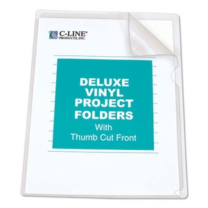 C-line Deluxe Vinyl Project Folders - CLI62138 - Shoplet.com