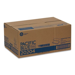 Georgia Pacific Blue Basic Folded Paper Towel - GPC20204 - Shoplet.com