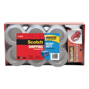 Scotch-brite 3850 Heavy-Duty Packaging Tape with DP300 Dispenser ...