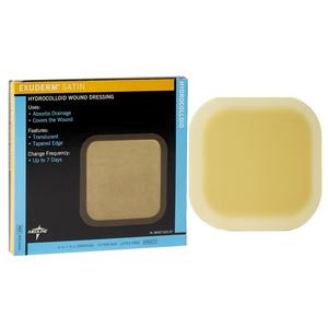 Medline Exuderm Satin Hydrocolloid Wound Dressing, 4" x 4" - 60MSC5444 ...