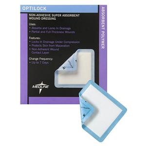 Medline OptiLock Non-Adhesive Dressing, 3" x 3" - 60MSC6433EP - Shoplet.com