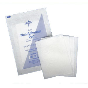 Medline CURAD Sterile Non-Adherent Pad 3" x 8" - 60NON25720 - Shoplet.com