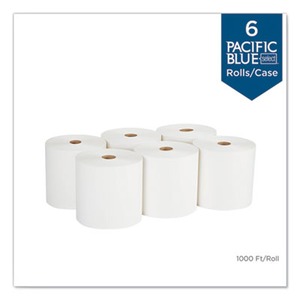 Georgia Pacific Blue Basic Recycled Nonperforated Paper Towel Rolls ...