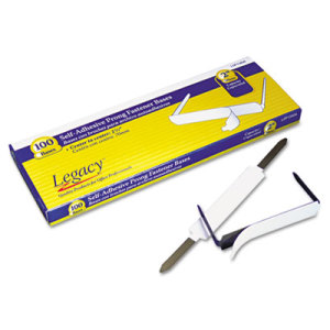 Legacy Two-Inch Self-Adhesive Prong Paper Fastener Base - LOP13404 ...