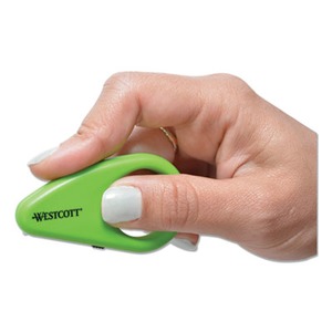 Westcott Compact Safety Ceramic Blade Box Cutter - ACM16473 - Shoplet.com
