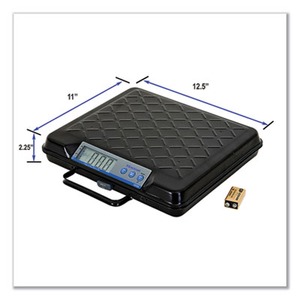Brecknell Portable Electronic Utility Bench Scale - SBWGP250 - Shoplet.com