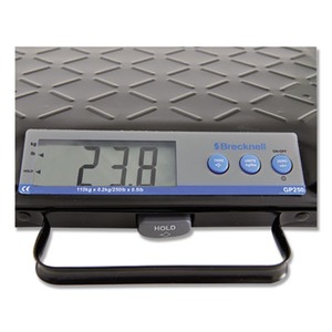 Brecknell Portable Electronic Utility Bench Scale - SBWGP250 - Shoplet.com