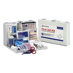 FIRST AID ONLY, INC. First Aid Kit for 25 People - FAO224U - Shoplet.com