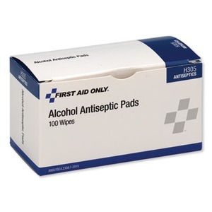 FIRST AID ONLY, INC. Alcohol Cleansing Pads - FAOH305 - Shoplet.com