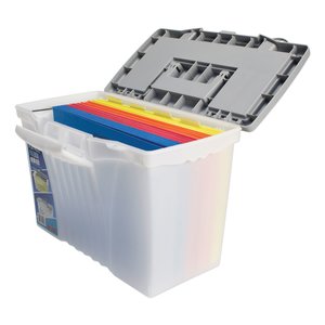 Storex Portable Letter/Legal Filebox with Organizer Lid - STX61511U01C ...