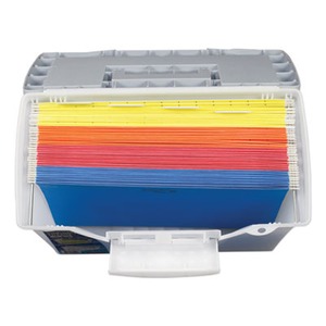 Storex Portable Letter/Legal Filebox with Organizer Lid - STX61511U01C ...
