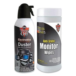 Dust-off Wipes and Duster Combo Kit - DOF718867 - Shoplet.com