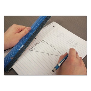 Victor Easy Read Stainless Steel Ruler - VCTEZ12SBL - Shoplet.com