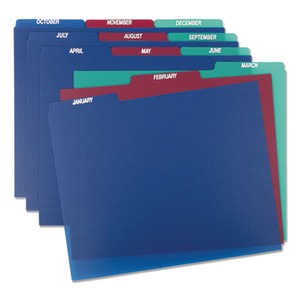 Pendaflex Poly Top Tab File Guides - PFX40144 - Shoplet.com