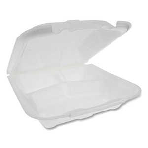 Pactiv Foam Hinged Lid Containers - PCTYTD19903ECON - Shoplet.com