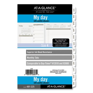 At-a-glance Day Runner Two-Pages-Per-Day Planning Pages - DRN481225 ...