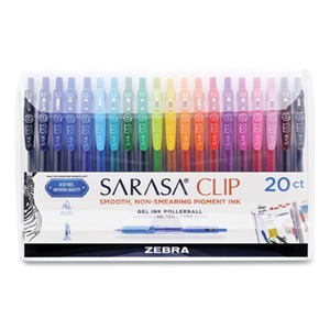 Zebra Sarasa Clip Gel Retractable - ZEB47220 - Shoplet.com