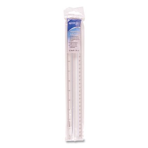 Westcott 12 Magnifying Ruler - ACM15571 - Shoplet.com