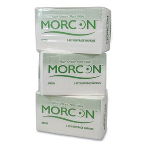 Morcon Tissue Morsoft Beverage Napkins - MORB8500 - Shoplet.com