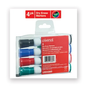 Universal Dry Erase Marker - UNV43680 - Shoplet.com