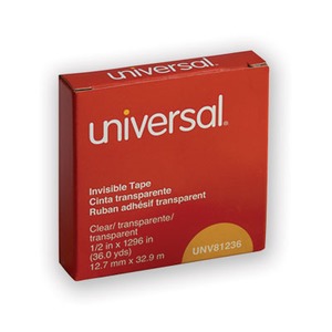 Universal Invisible Tape - UNV81236 - Shoplet.com