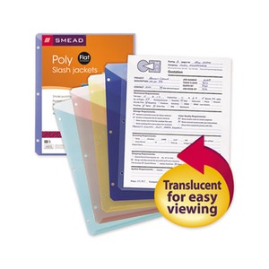 Smead Organized Up Poly Slash Jackets - SMD89505 - Shoplet.com