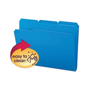 Smead Top Tab Poly Colored File Folders - SMD10503 - Shoplet.com