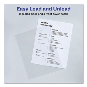 Avery Clear Plastic Sleeves - AVE72311 - Shoplet.com