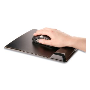 Fellowes Gel Wrist Support with Attached Mouse Pad - FEL9182301 ...