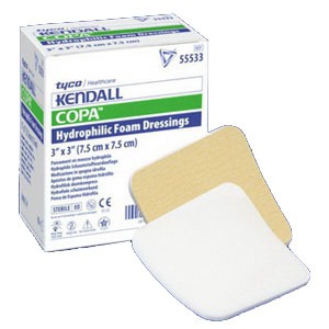 Cardinal Health-pr Copa Ultra-Soft Hydrophilic Foam Dressing, 2" x 2 ...