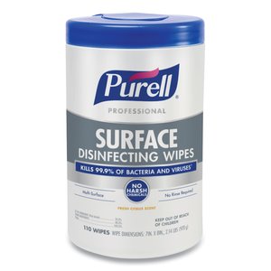 Purell Professional Surface Disinfecting Wipes - GOJ934206CT - Shoplet.com