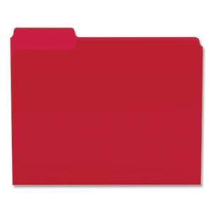 Tru Red Heavyweight Plastic File Folders - TUD439328 - Shoplet.com