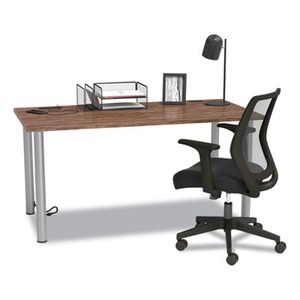 Union & Scale Essentials Writing Table-Desk with Integrated Power ...