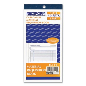 Rediform Material Requisition Book - RED1L114 - Shoplet.com
