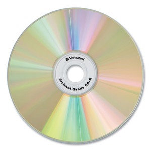 Verbatim UltraLife Gold Archival Grade CD-R w/Branded Surface 700MB 52X ...