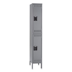 Tennsco Double Tier Locker with Legs - TNNDTS1218361MG - Shoplet.com