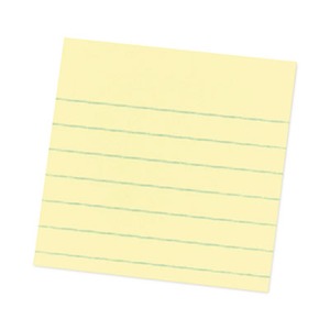 Post-it Original Lined Notes - MMM675YL - Shoplet.com