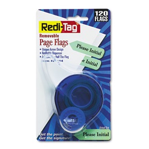 Redi-tag Arrow Message Page Flags in Dispenser - RTG81114 - Shoplet.com