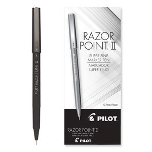 Pilot Razor Point Fine Line Porous Point Pen - PIL11001 - Shoplet.com