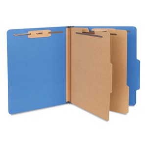 Universal Six-Section Pressboard Classification Folders - UNV10410 ...