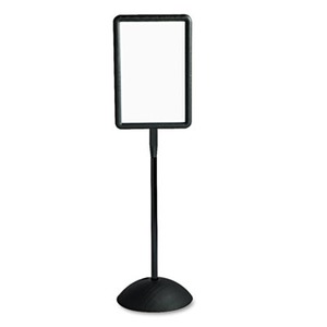Safco WriteWay Two-Sided Dry Erase Standing Message Sign - SAF4117BL ...