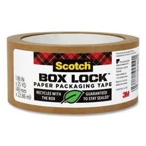 Scotch-brite Box Lock Paper Packaging Tape - MMM7850238GC - Shoplet.com