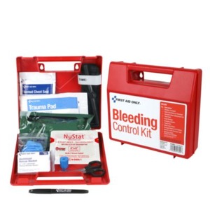 FIRST AID ONLY, INC. Bleeding Control Wall Station Single Kit - Deluxe - FAO91309 - Shoplet.com