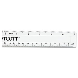 Westcott 12 Shatterproof Ruler - ACM13862 - Shoplet.com