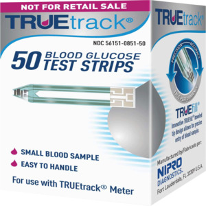 TRUEtrack Smart System Diabetes Glucose Test Strip (50 count ...