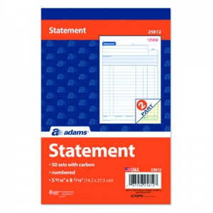 Adams Statement Book - ABF25812 - Shoplet.com